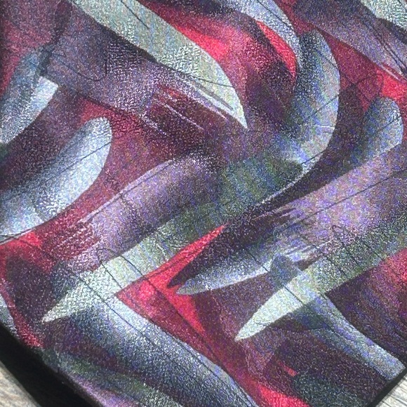 J. Garcia | Accessories | J Garcia Abstract Tie In Red And Purple ...